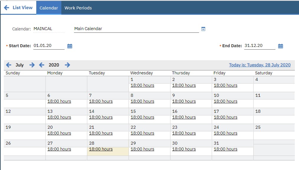 Crew Management using Graphical Scheduling applications